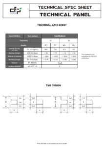 Technical panel - CFP